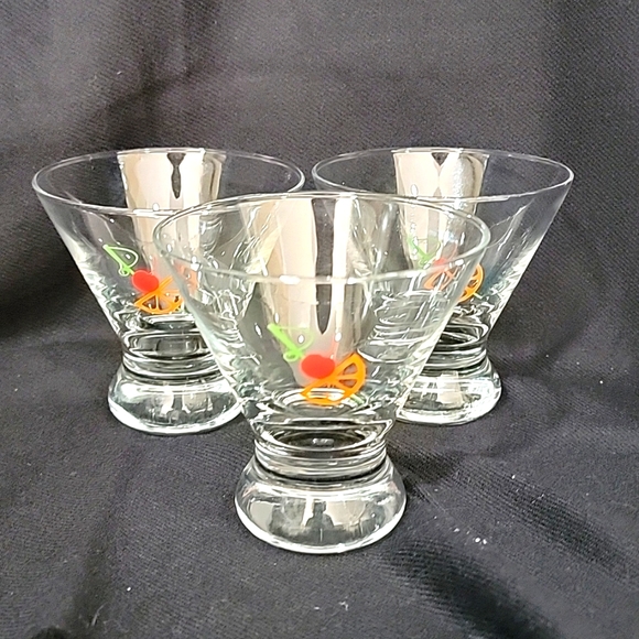 Source Unknown | Dining | Set Of Three Stemless Cosmopolitan Glasses ...